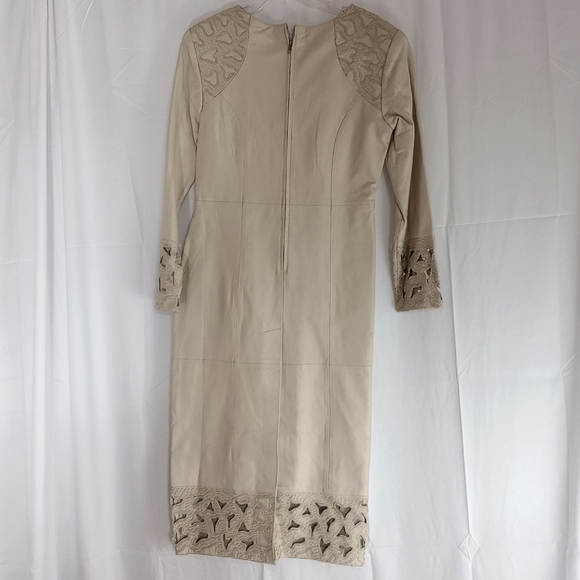 Cutwork | Dresses | 0 Leather Cut Work Dress | Poshmark